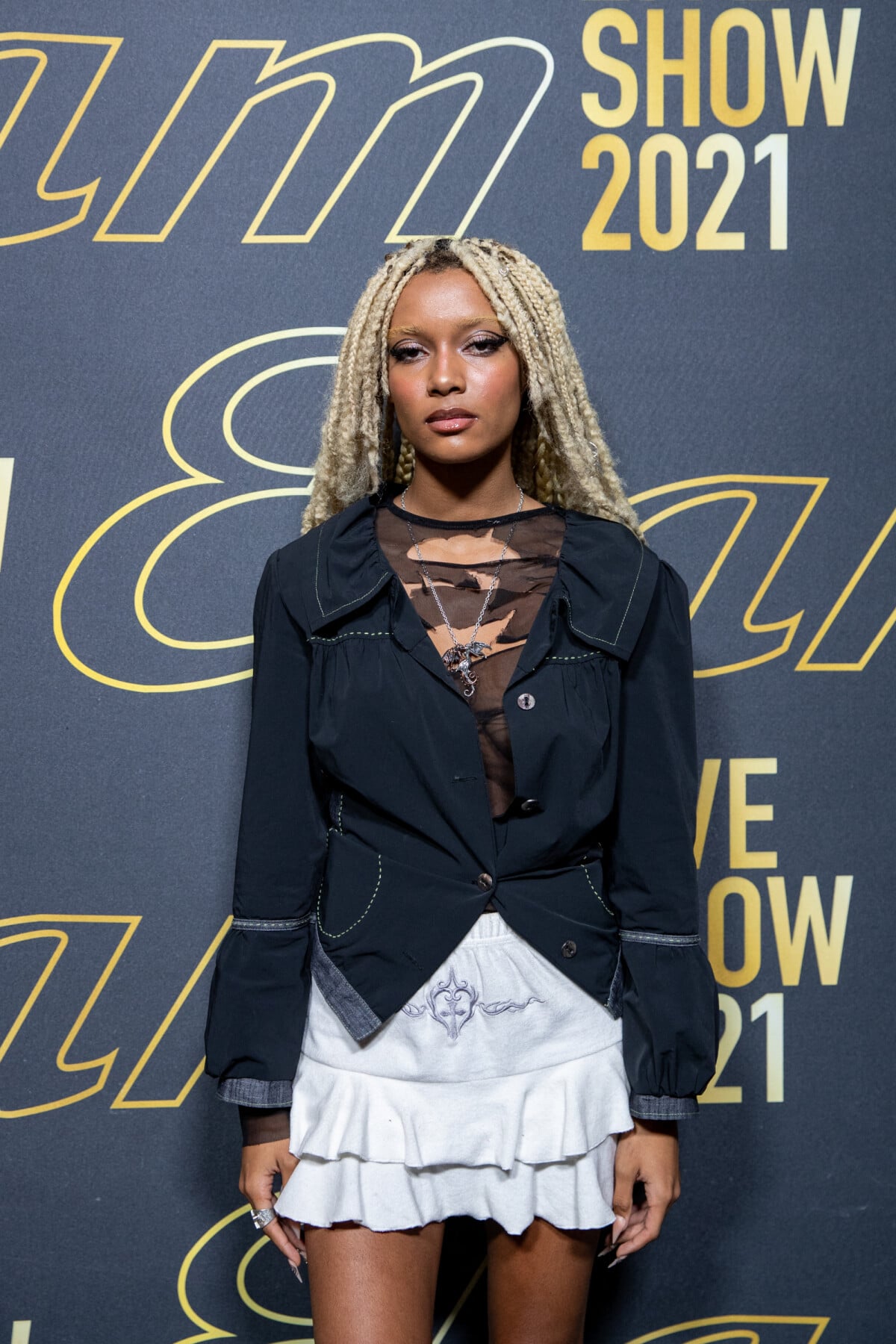 Photo : Cannelle Ferragu - Photocall du défilé Etam Live Show 2021 à l ...