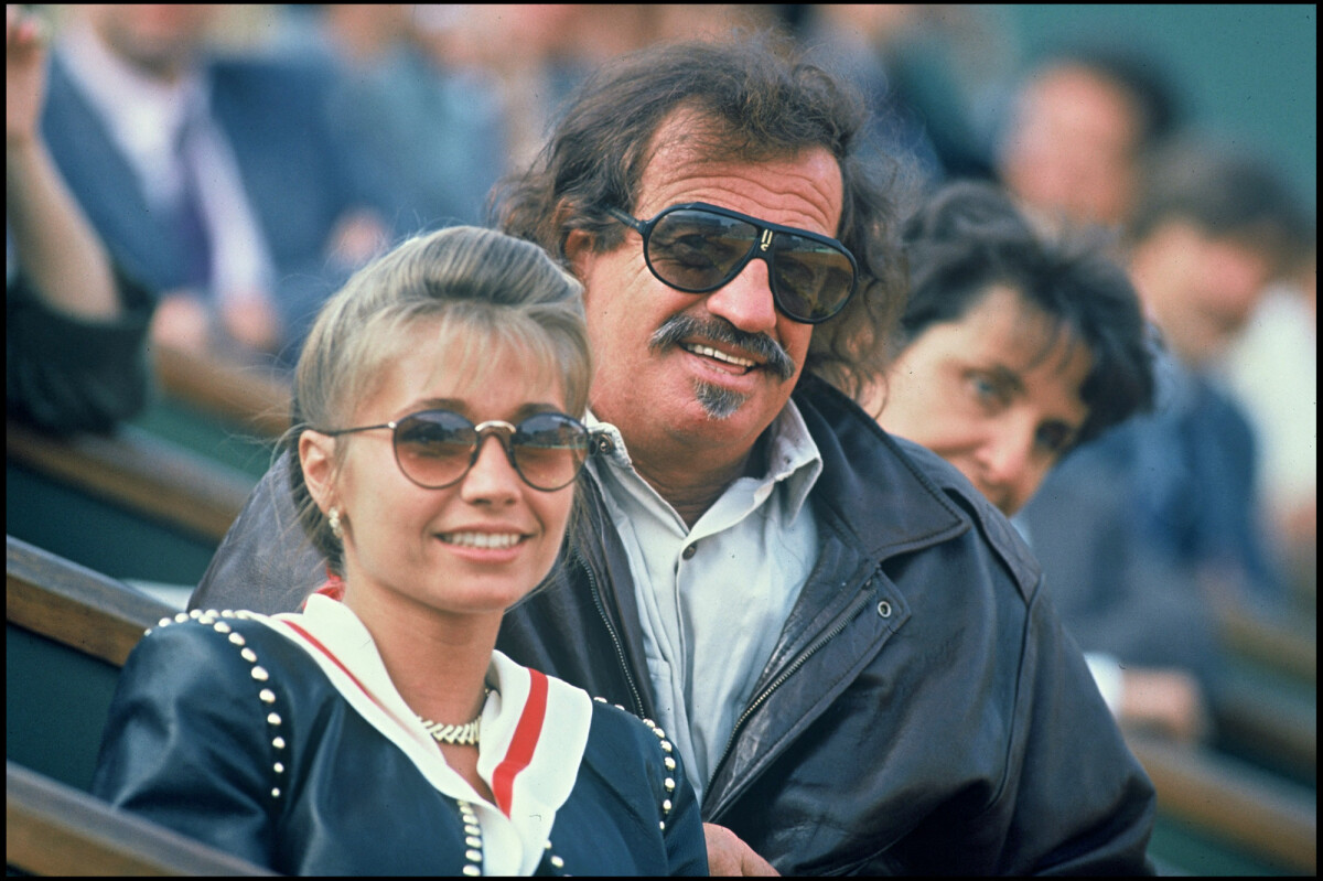 Photo : Archives - Jean-Paul Belmond et Natty à Roland-Garros. - Purepeople
