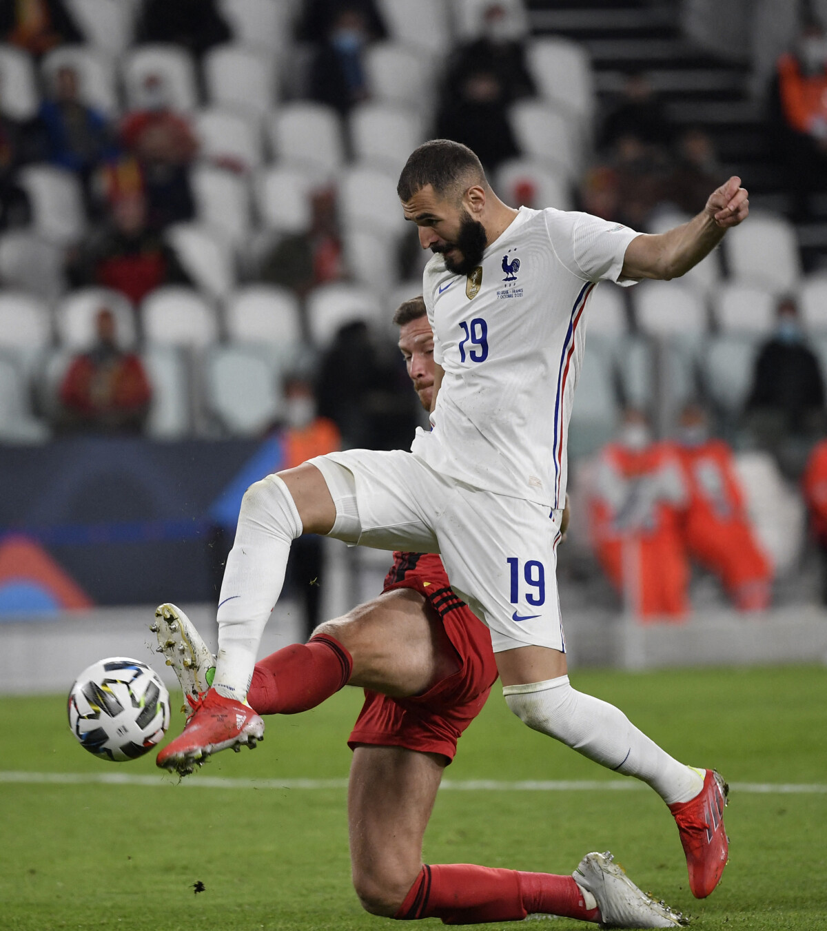 Photo : Karim Benzema - Match de football en ligue des Nations : La ...