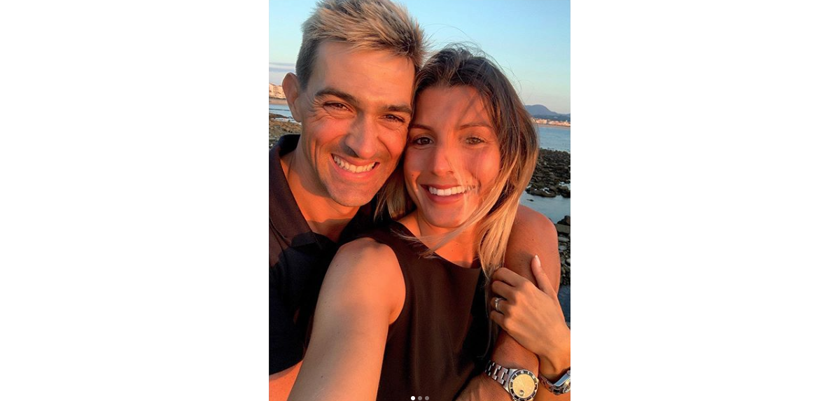 Photo : Jean-Pascal Lacoste et Delphine Tellier à Saint-Jean-de-Luz. - Purepeople