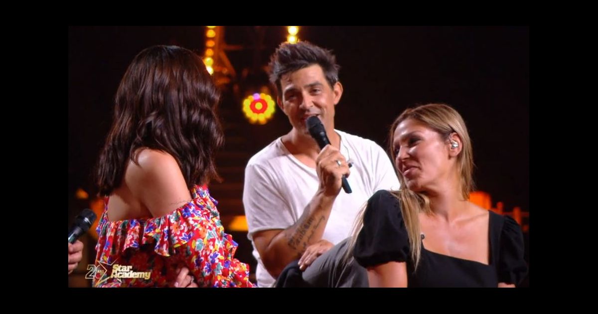 Jean-Pascal Lacoste et Jenifer lors du prime pour les 20 ans de la Star ...