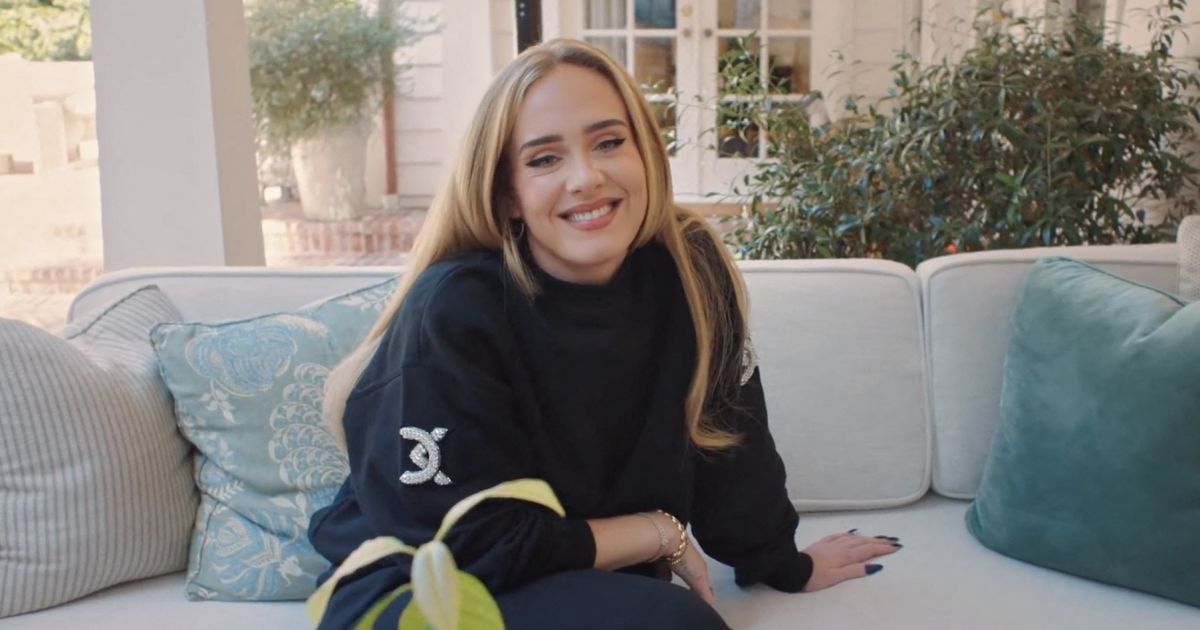 Extrait de la vidéo 73 questions de Vogue avec Adele, filmée chez elle ...