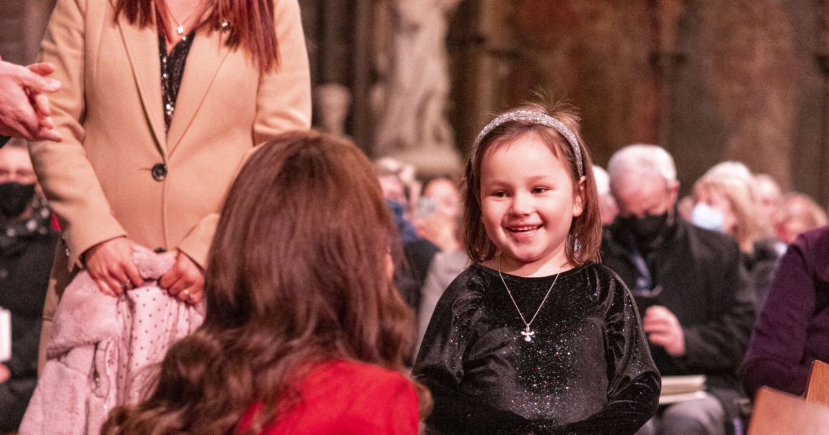 Catherine (Kate) Middleton, duchesse de Cambridge, assiste au service ...