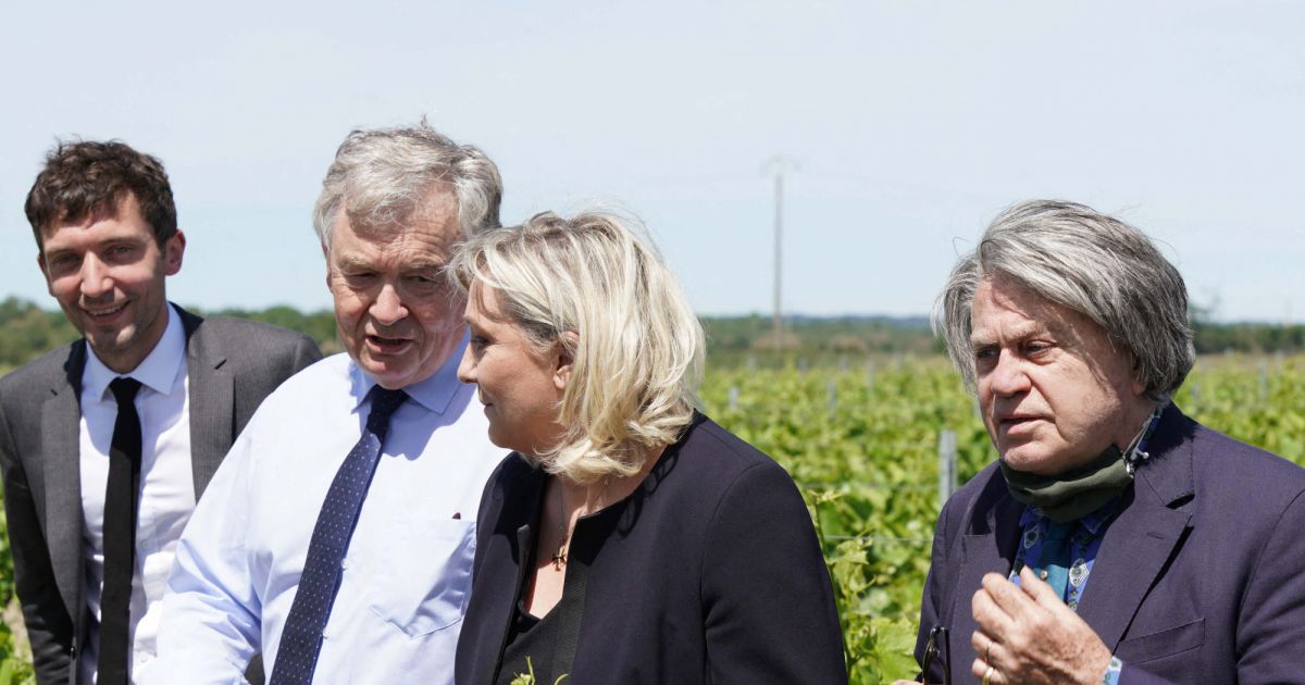 Jean-Paul Garraud, candidat RN pour l'occitanie, Marine Le Pen ...