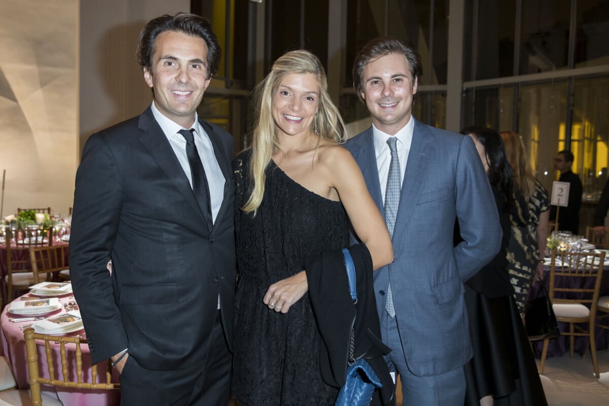 Photo : Yannick Bolloré, sa femme Chloé et Cyrille Bolloré - Dîner d ...