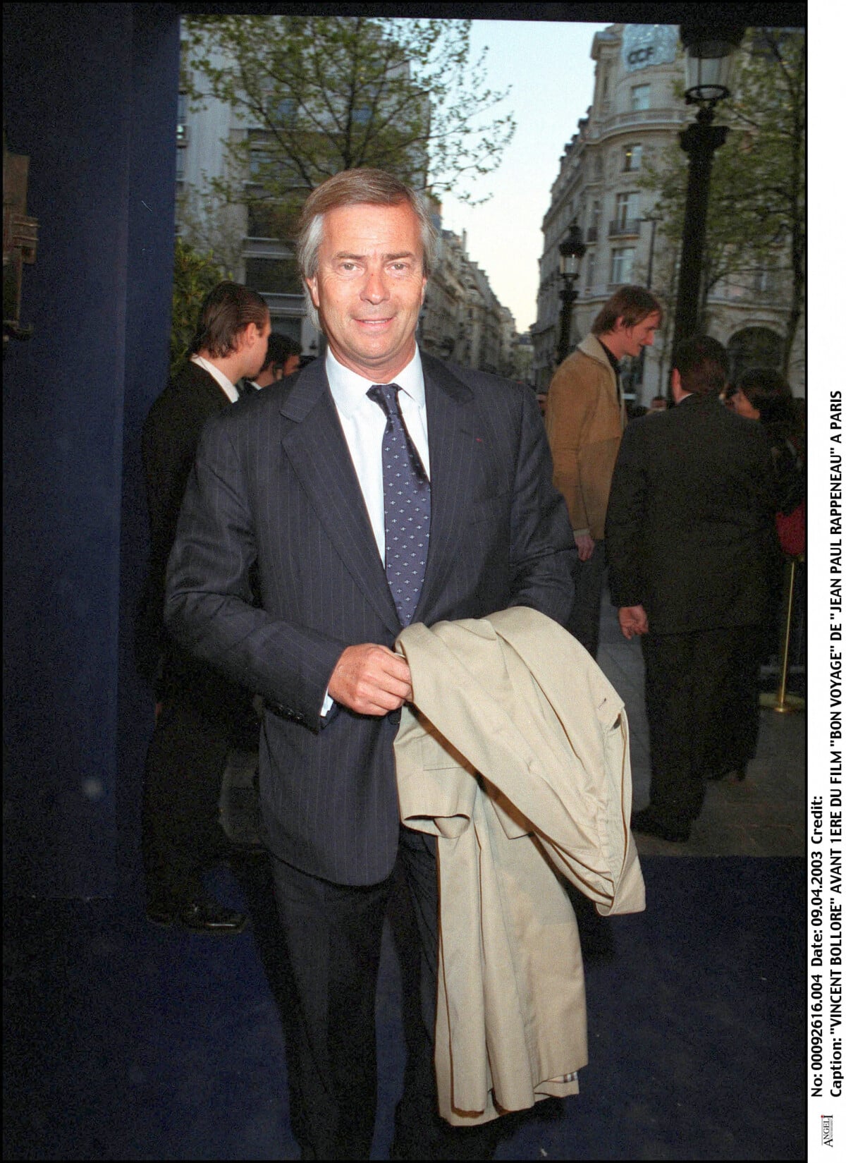 Photo : Vincent Bolloré à Paris en 2003 - Purepeople