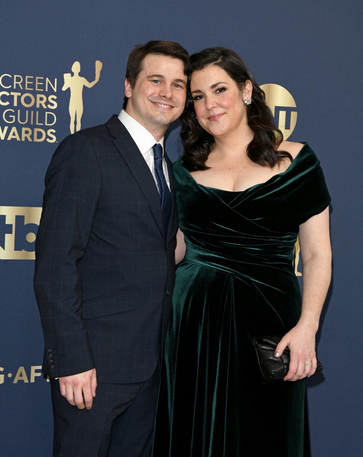 Photo : Jason Ritter et sa femme Melanie Lynskey lors du photocall de ...
