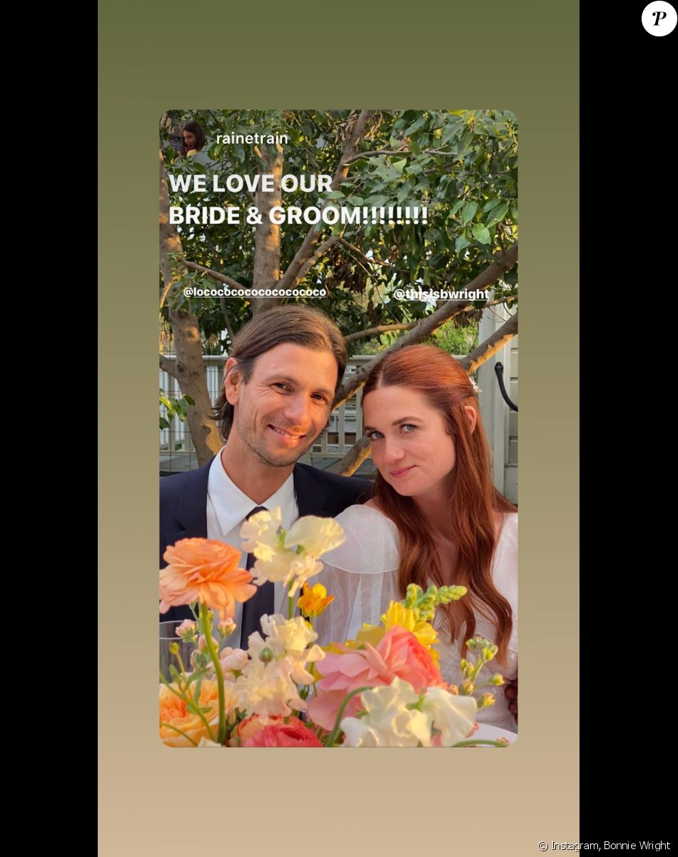 Bonnie Wright mariée : l'héroïne d'Harry Potter dévoile sa robe et sa ...