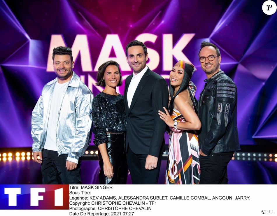 Le jury de la saison 3 de Mask Singer composé d'Alessandra Sublet ...