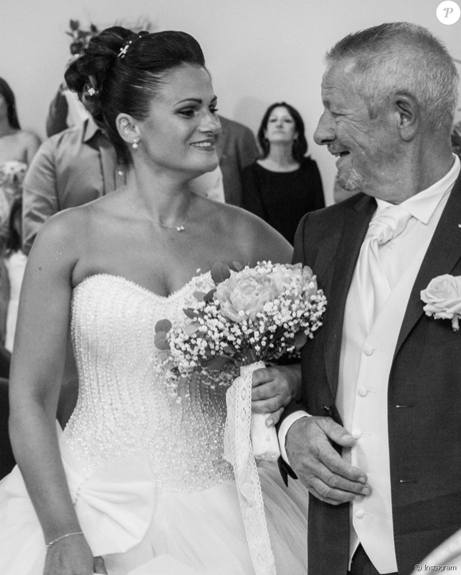 Audrey Hubert de Familles nombreuses avec son défunt papa - Purepeople