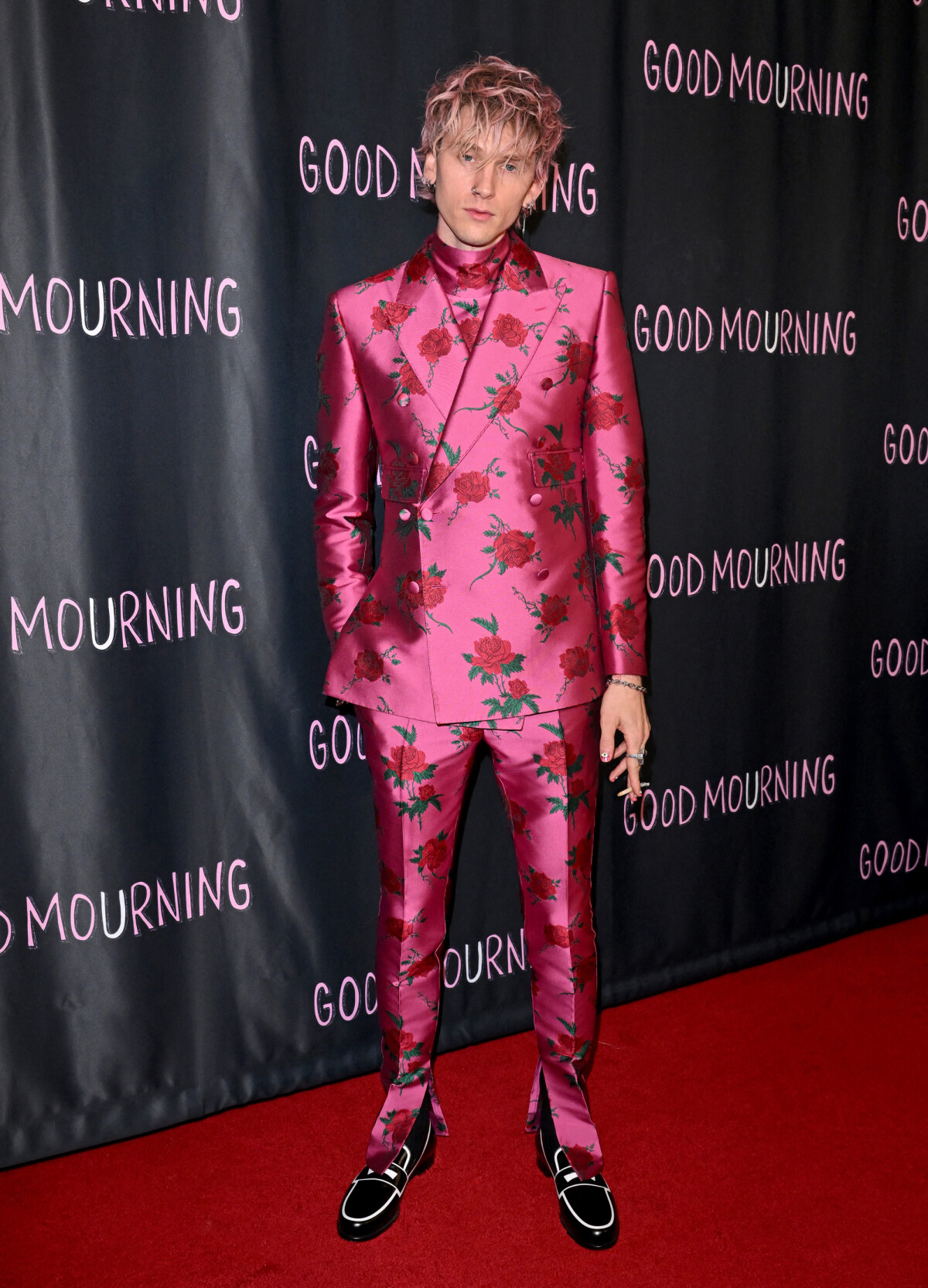 Photo : Machine Gun Kelly. - Photocall du film "Good Mourning" à Los ...