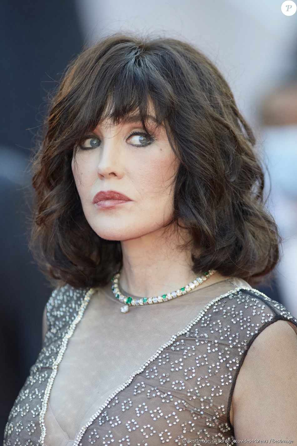 Isabelle Adjani - Montée des marches du film De son vivant lors du ...
