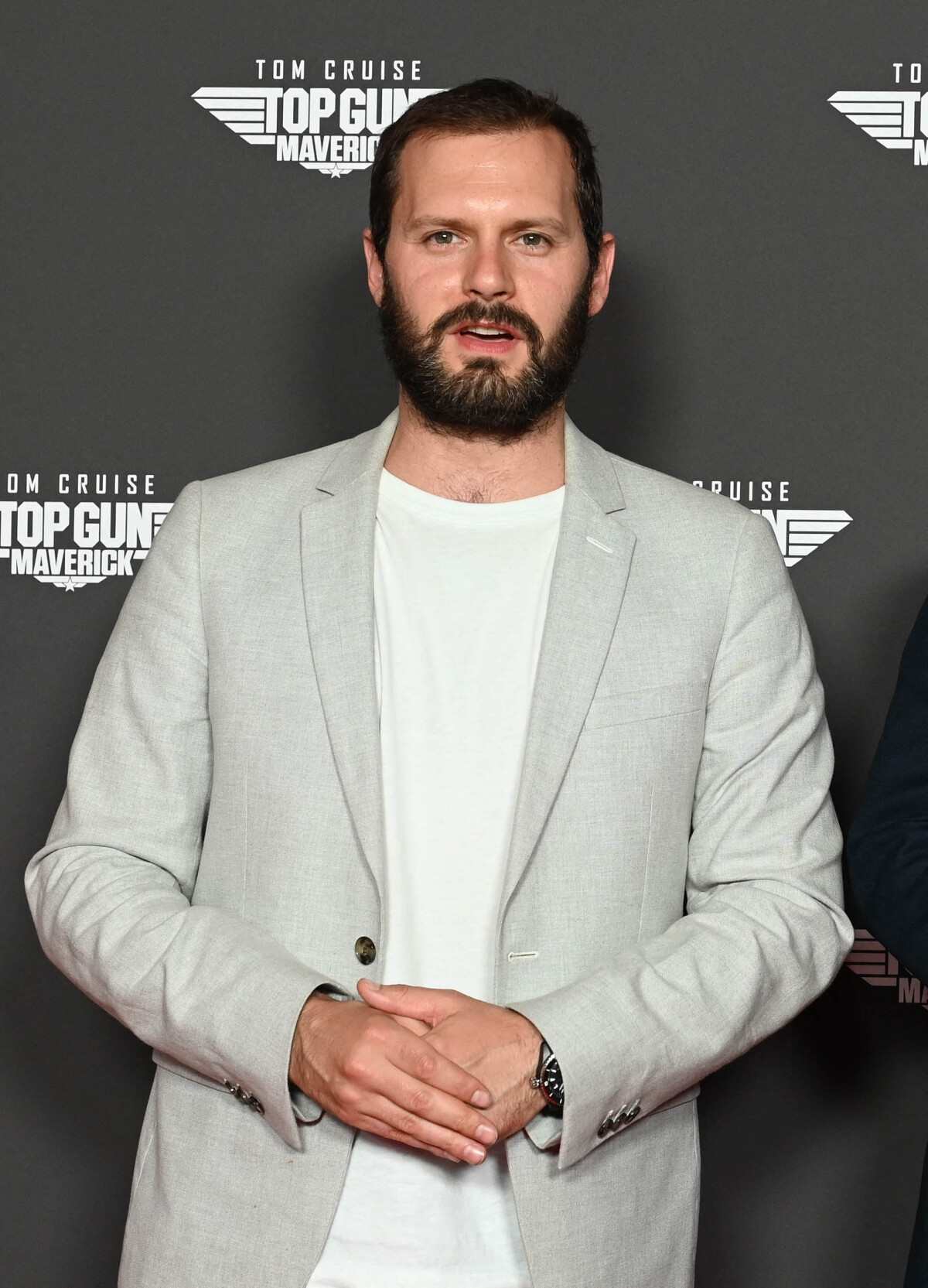 Photo : Hugo Becker - Avant-première du film "Top Gun Maverick" à l'UGC ...