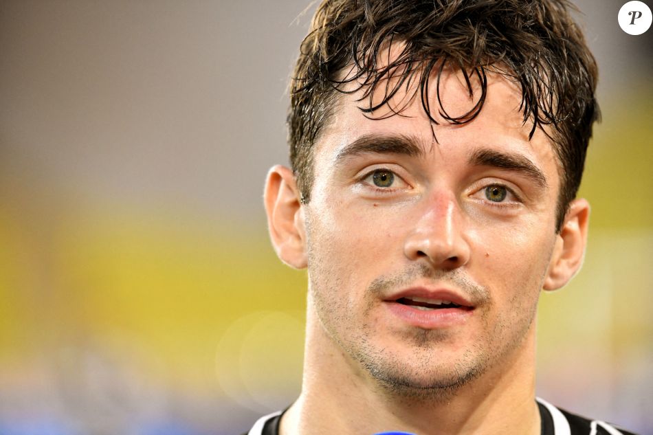 Charles Leclerc lors de la 29ème édition du World Stars Football Match ...