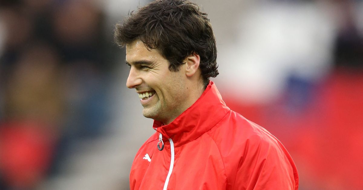Yoann Gourcuff - People au match de football PSG - Rennes au Parc des ...