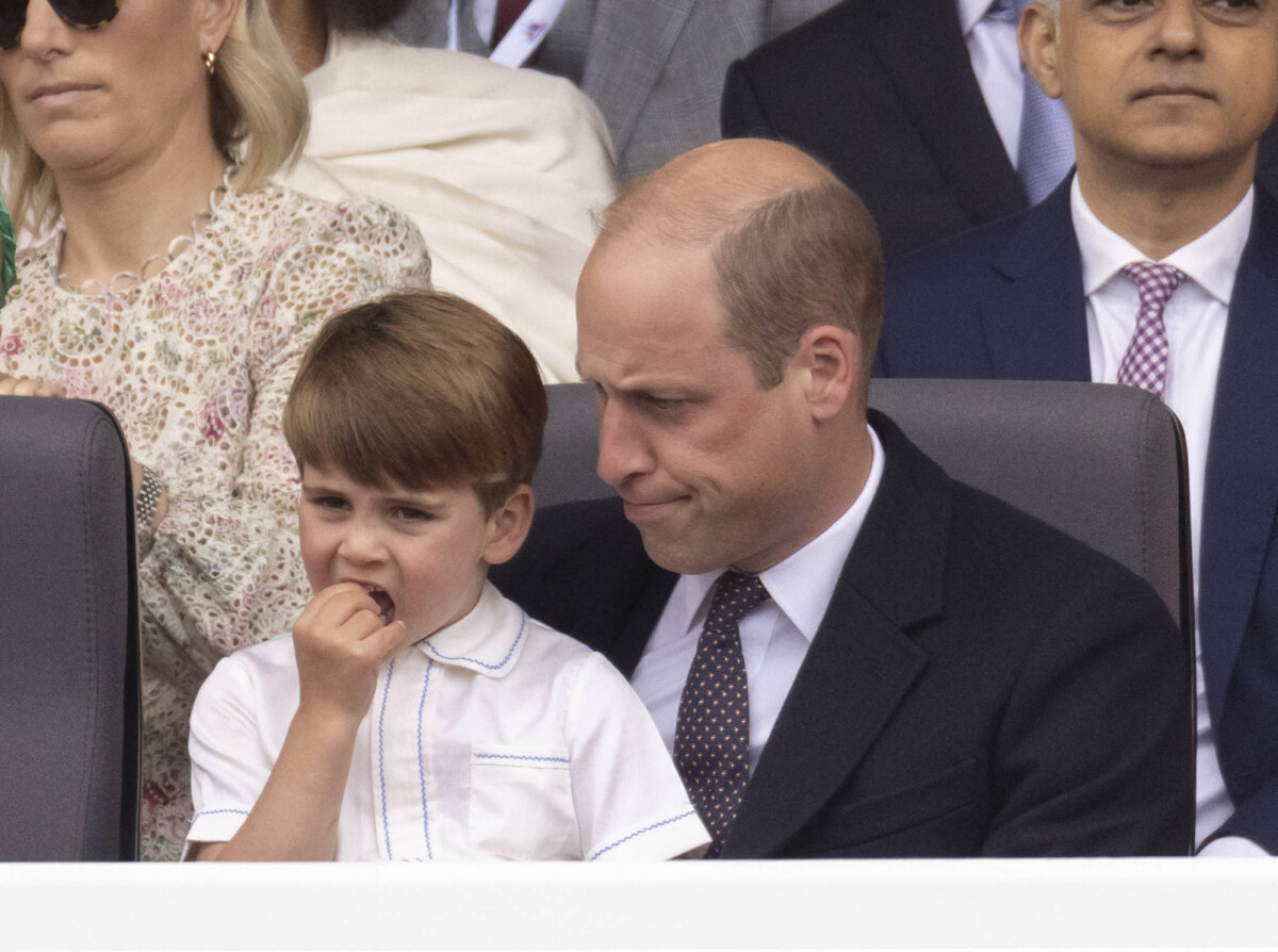 Photo : Le prince Louis de Cambridge, Le prince William, duc de ...
