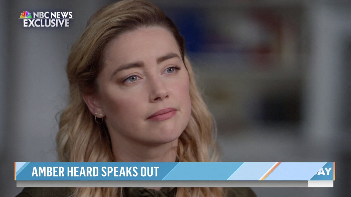 Photo : Amber Heard s'exprime pour la première fois à la télévision ...