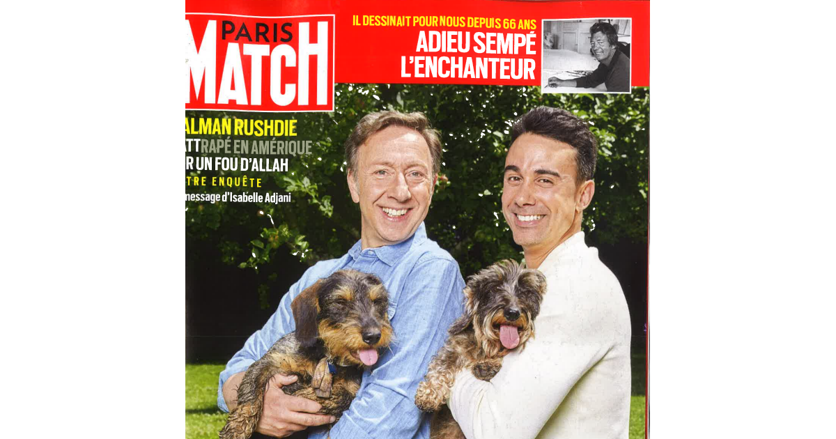 Stéphane Bern fait la couverture du nouveau numéro de Paris Match avec ...