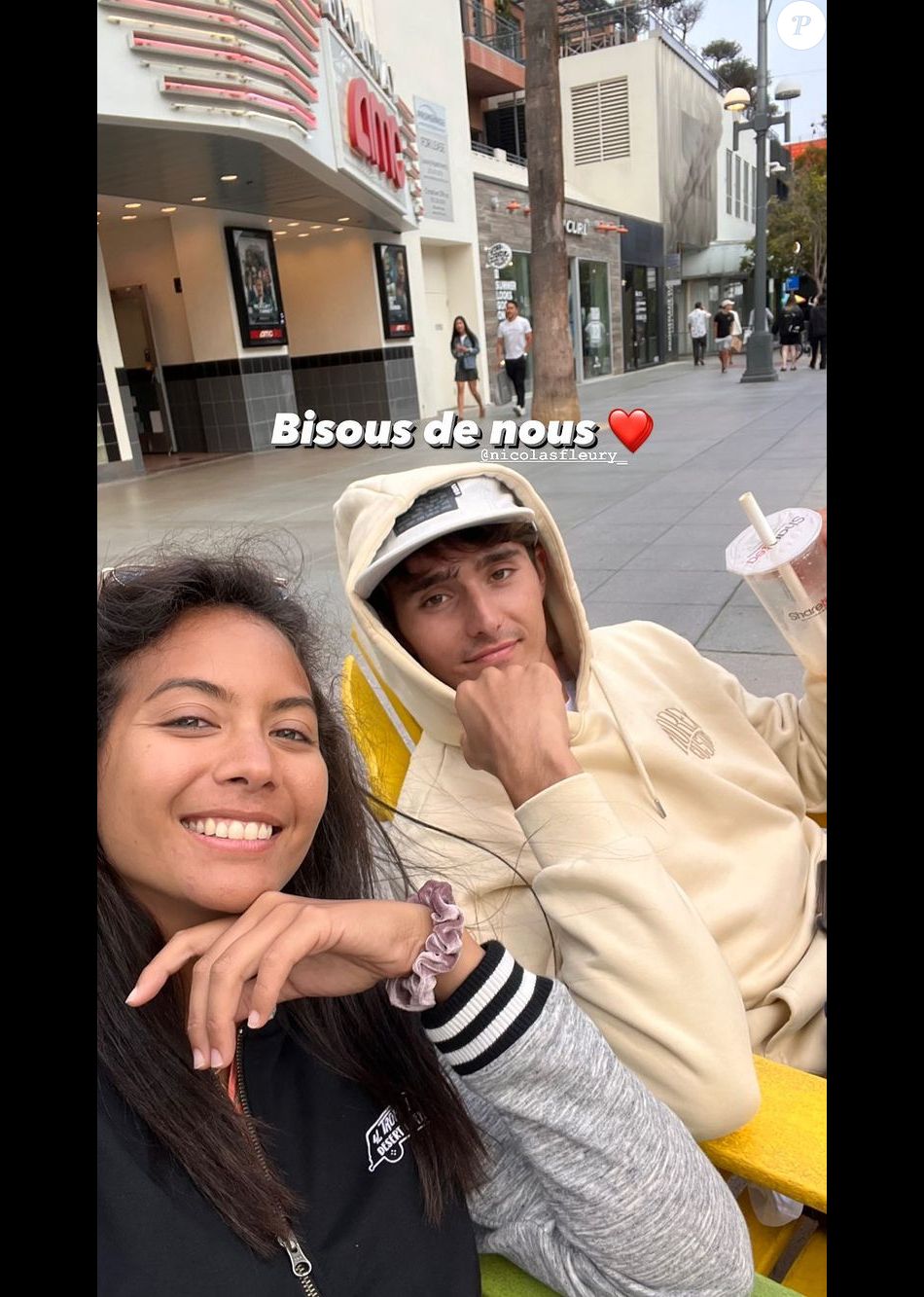 Vaimalama Chaves en vacances avec son beau chéri Nicolas Fleury. Ete ...
