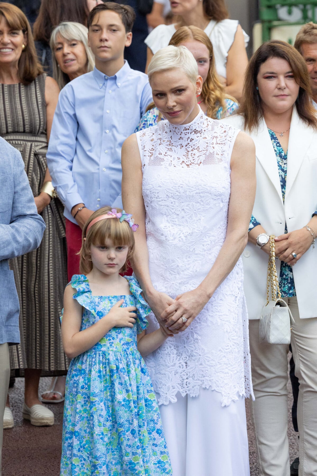 Photo : La princesse Charlene de Monaco, la princesse Gabriella de ...