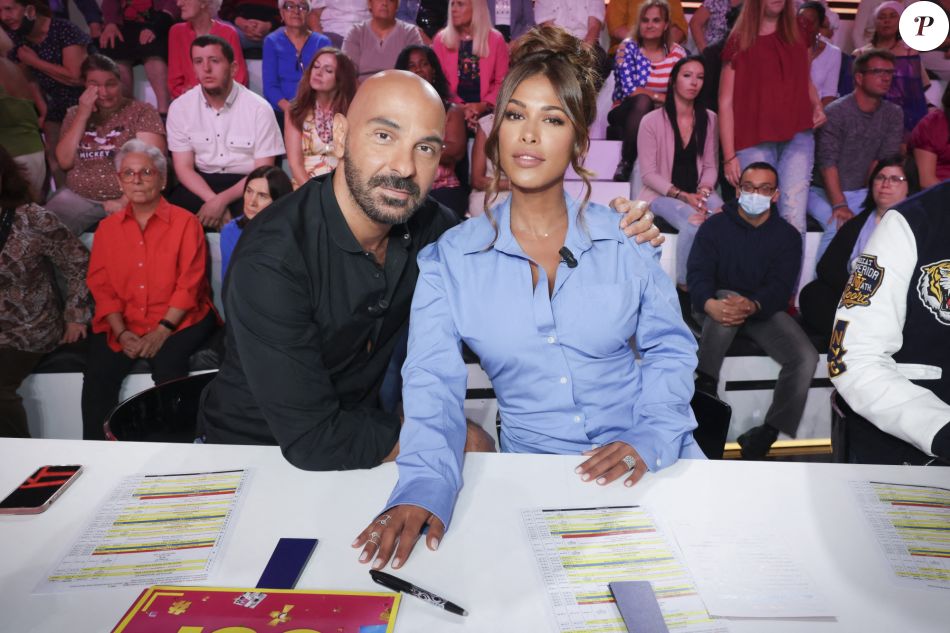 Florian Anselme, Ayem Nour lors de l'enregistrement de l'émission TPMP (Touche Pas à Mon Poste ...