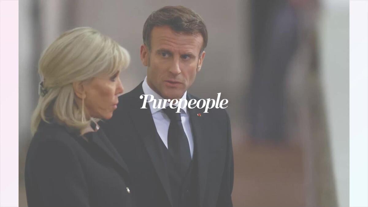 Vidéo : Emmanuel et Brigitte Macron en baskets pour Elizabeth II ...
