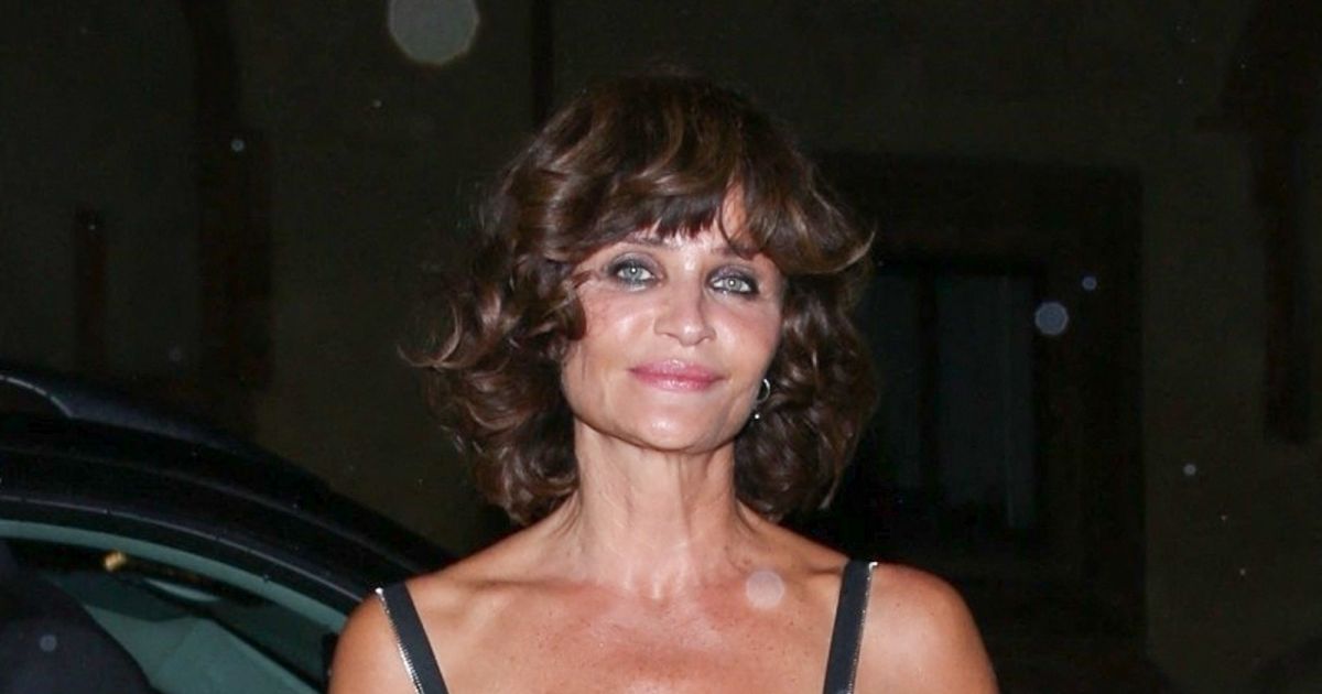 Helena Christensen arrive à la soirée Dolce & Gabbana lors de la ...