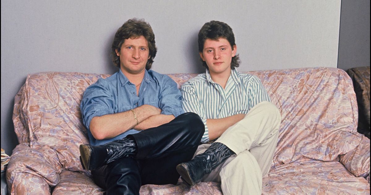 Patrick Sébastien et son défunt fils Sebastien en janvier 1988 ...
