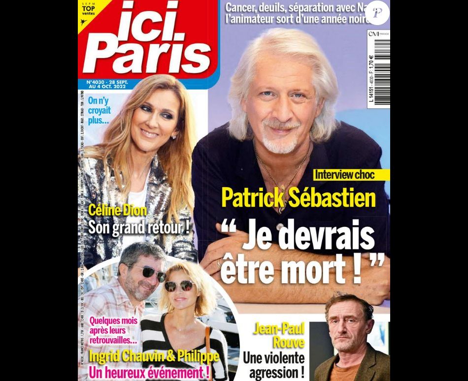 Couverture du magazine Ici Paris du 28 septembre 2022 - Purepeople