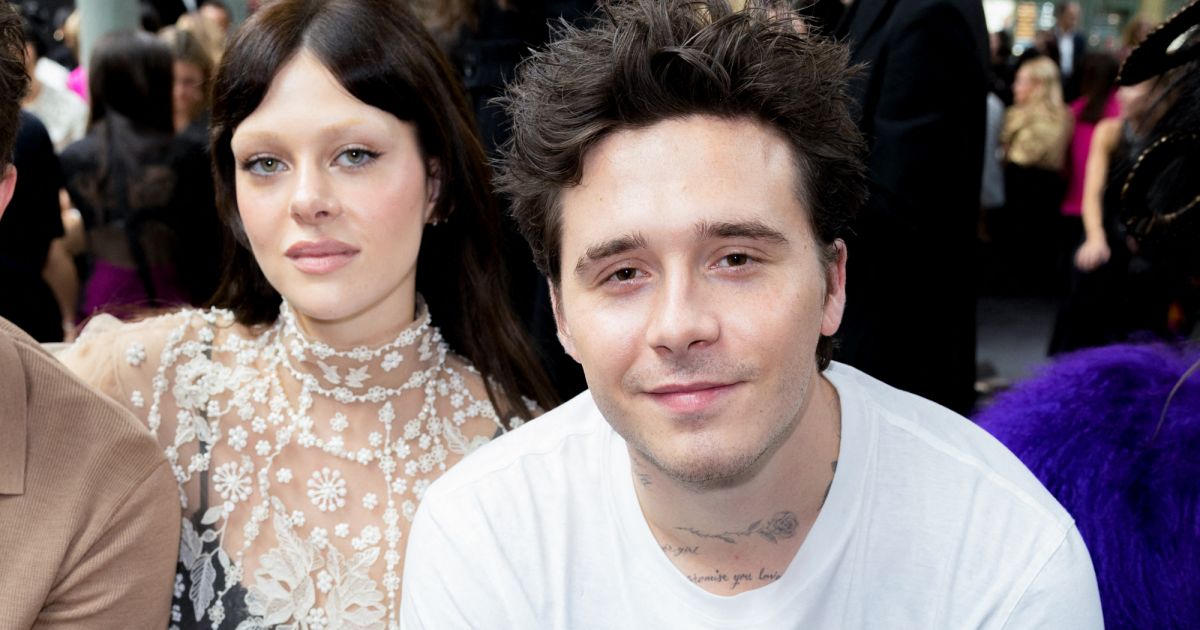 Brooklyn Beckham et sa femme Nicola Peltz - Front Row du défilé ...