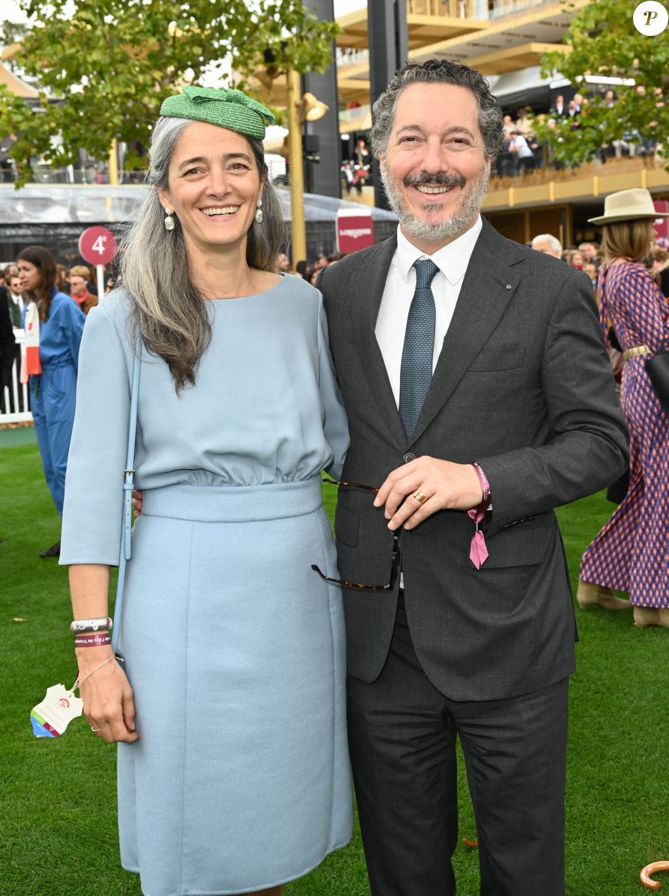 Guillaume Gallienne avec sa femme Amandine - Qatar Prix de l'Arc de ...