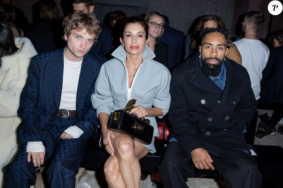 Lukas Ionesco, Aure Atika, and Fary Lopes - Front Row du défilé Lanvin ...