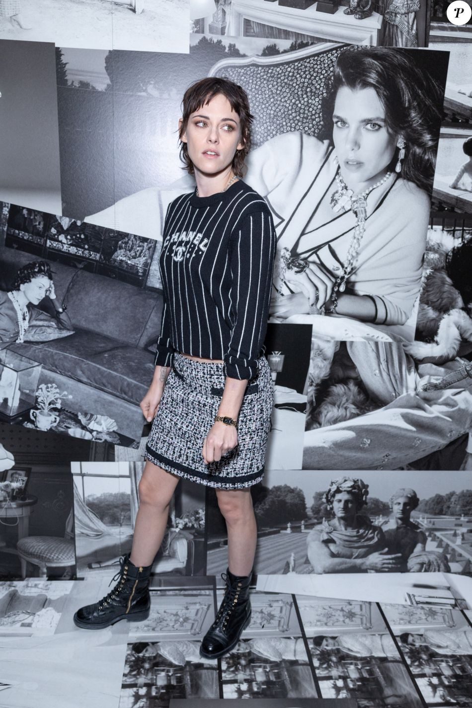 Kristen Stewart - Photocall au défilé Chanel Collection Femme Prêt-à ...