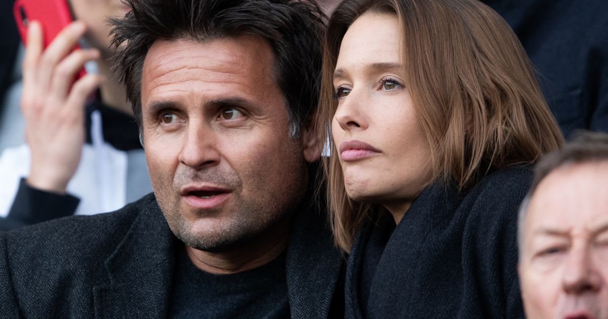 Fabrice Santoro et sa compagne dans les tribunes lors du match de Ligue ...