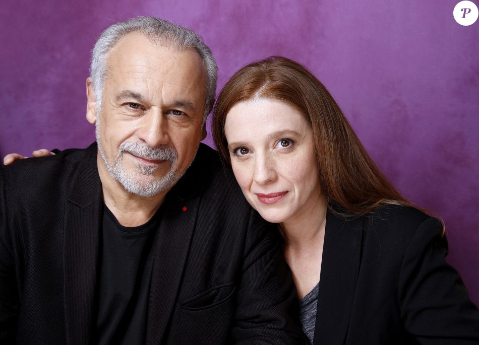 Portrait de Francis Perrin et sa femme Gersende - Purepeople