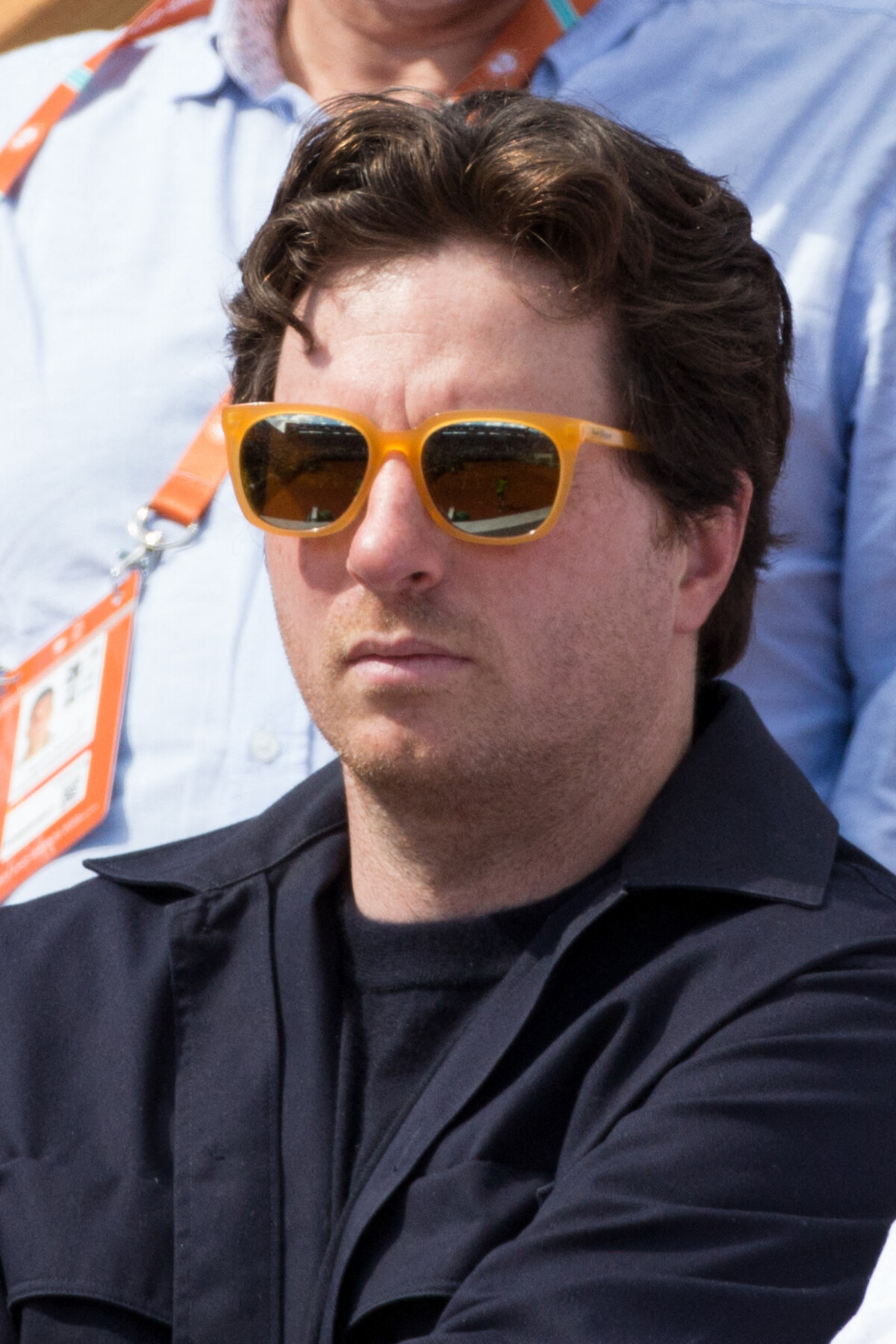 Photo : Jean Imbert - Les célébrités dans les tribunes lors des ...
