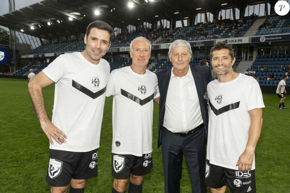 Dimitri Yachvili, Didier Deschamps, Jean-Michel Larqué et Bixente ...