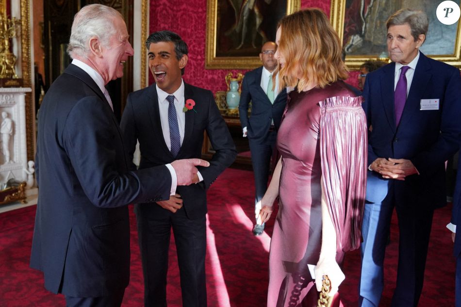Le roi Charles III d'Angleterre, le Premier ministre Rishi Sunak ...