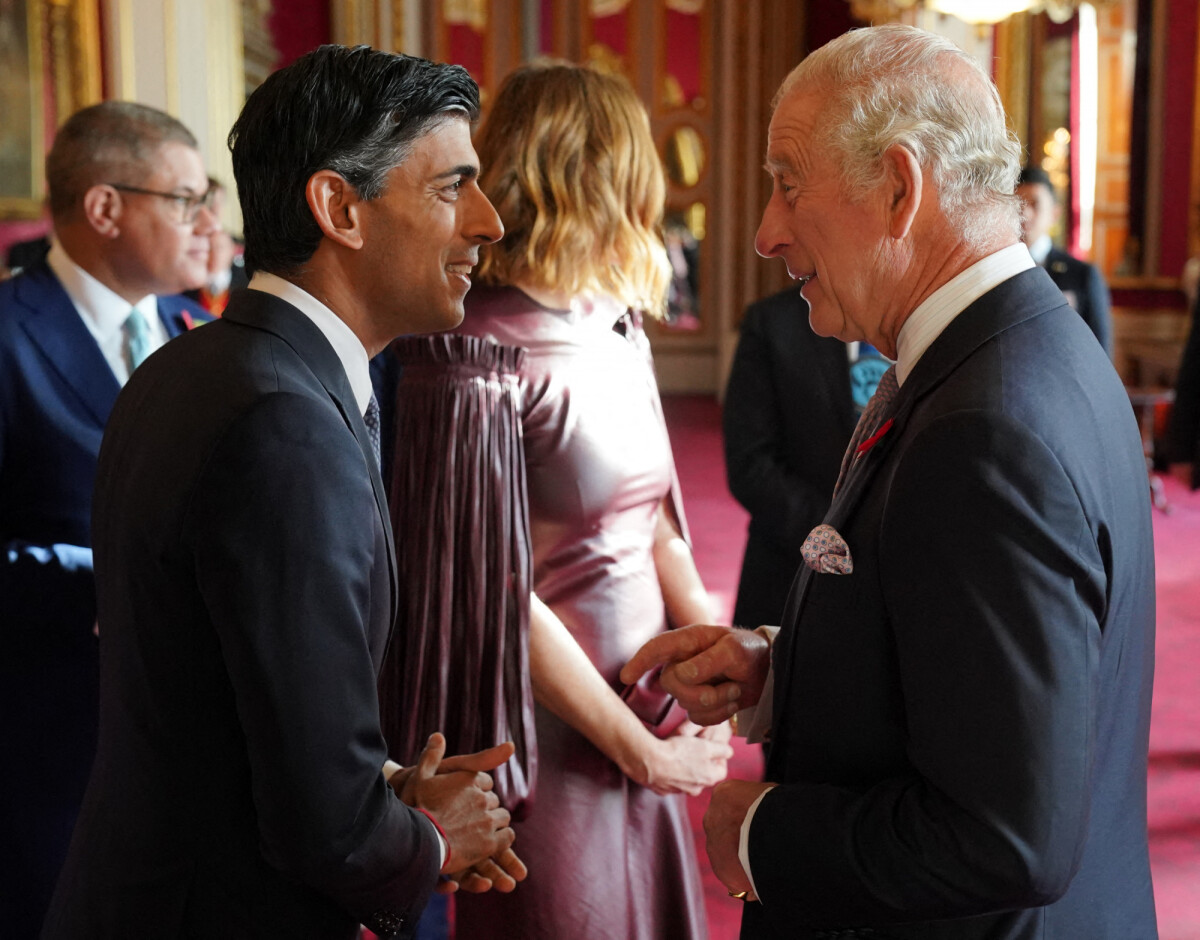 Photo : Le Premier ministre Rishi Sunak, Stella McCartney et le roi ... Photo : Le Premier ministre Rishi Sunak, Stella McCartney et le roi ...