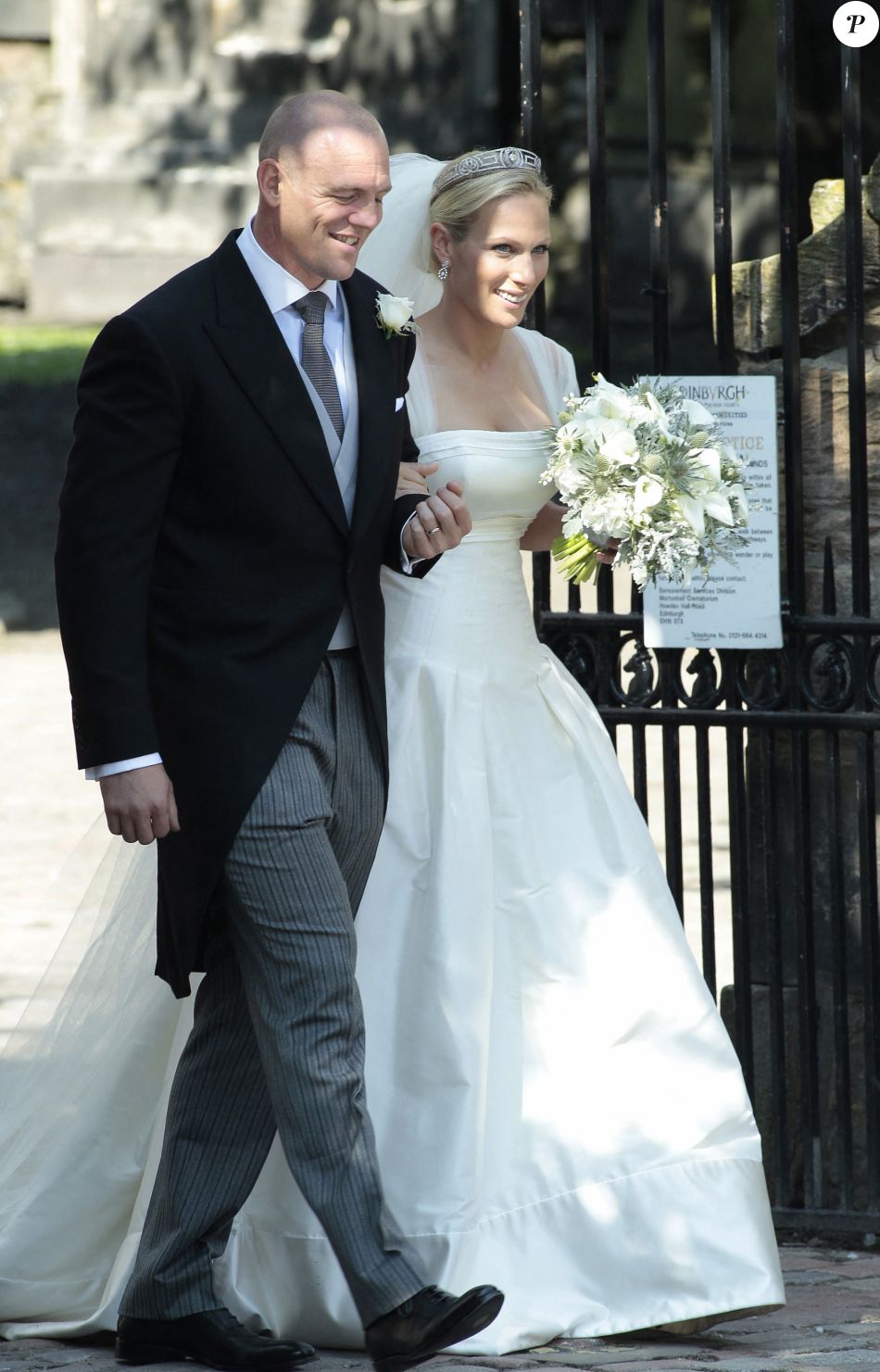 Mariage de Mike Tindall et Zara Phillips à Edimbourg en Ecosse le 30 ...