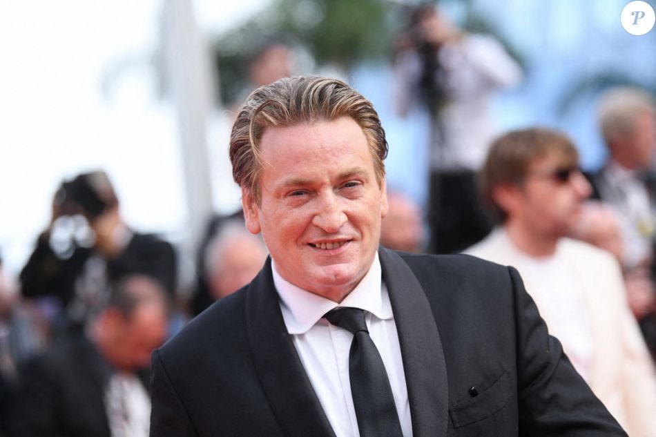 Benoît Magimel à la montée des marches du film Les Bonnes Etoiles lors ...