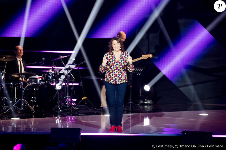 Exclusif - Anne Roumanoff - Enregistrement de l'émission Les comiques ...