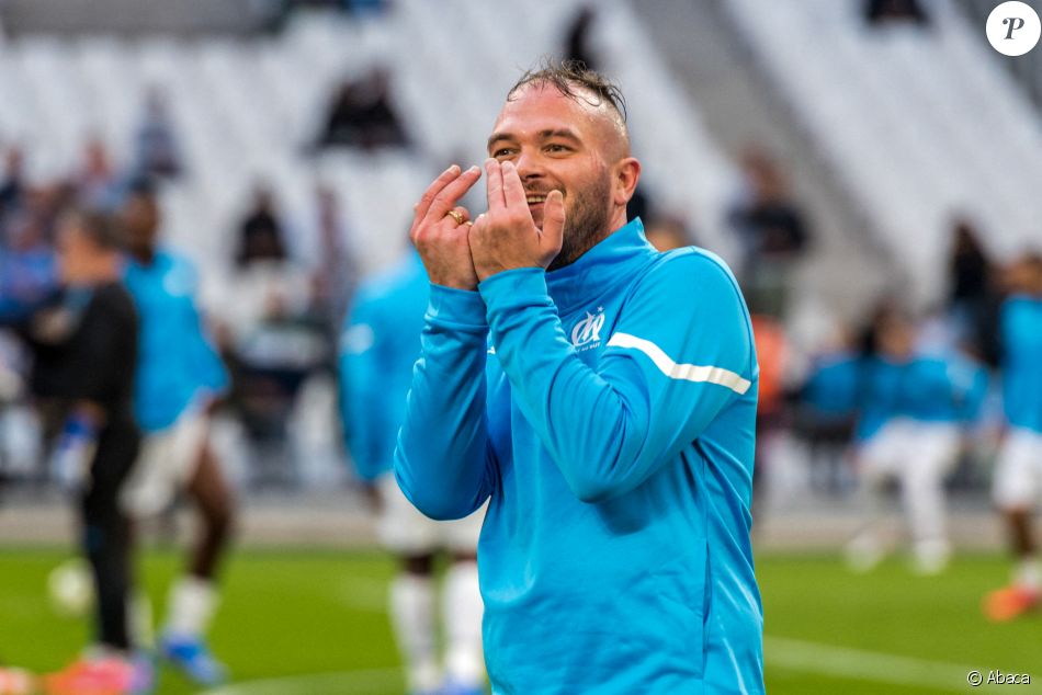 Jul durant le match des héros au Vélodrome de Marseille le 14 octobre ...