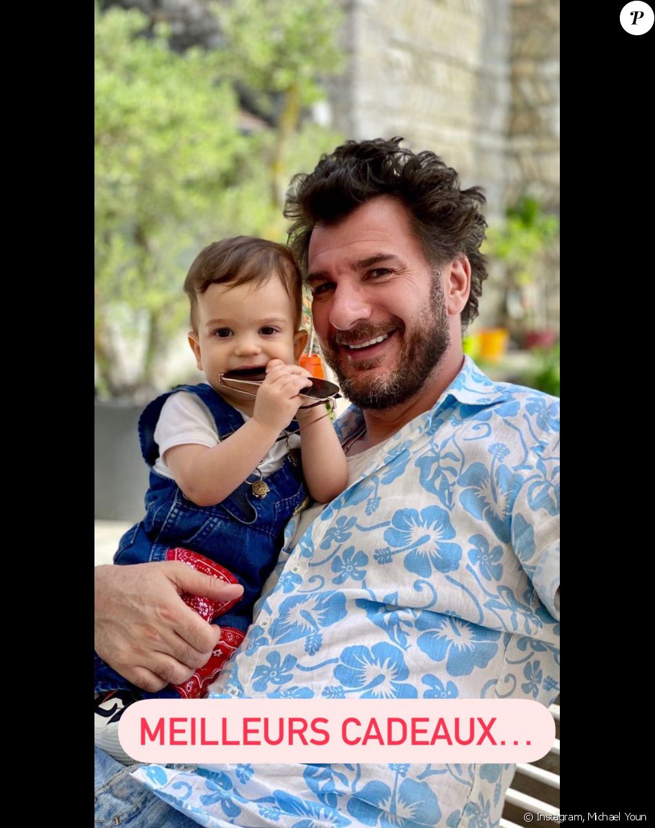 Michaël Youn : Rarissimes photos de ses enfants Seven et Stellar, ses ...
