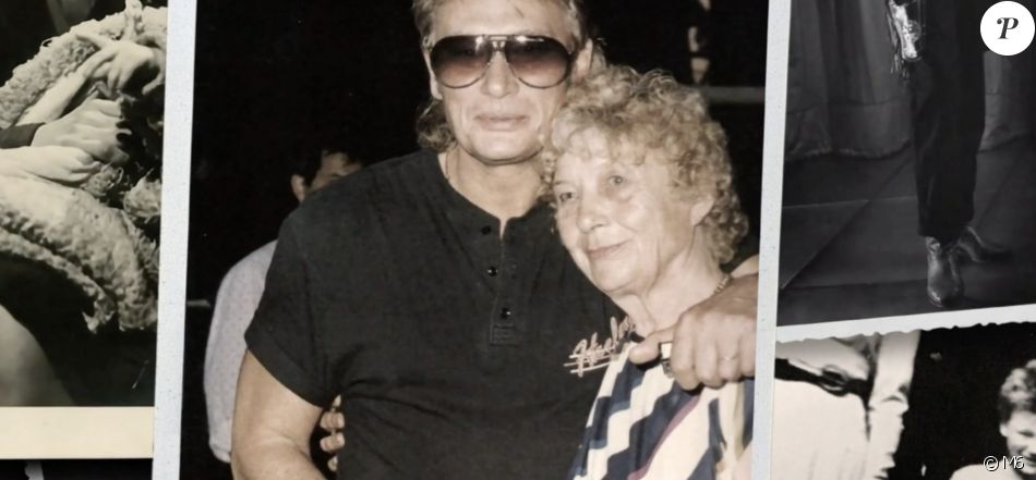 La mère de Johnny Hallyday, Huguette Clerc, dans Johnny par Laeticia ...
