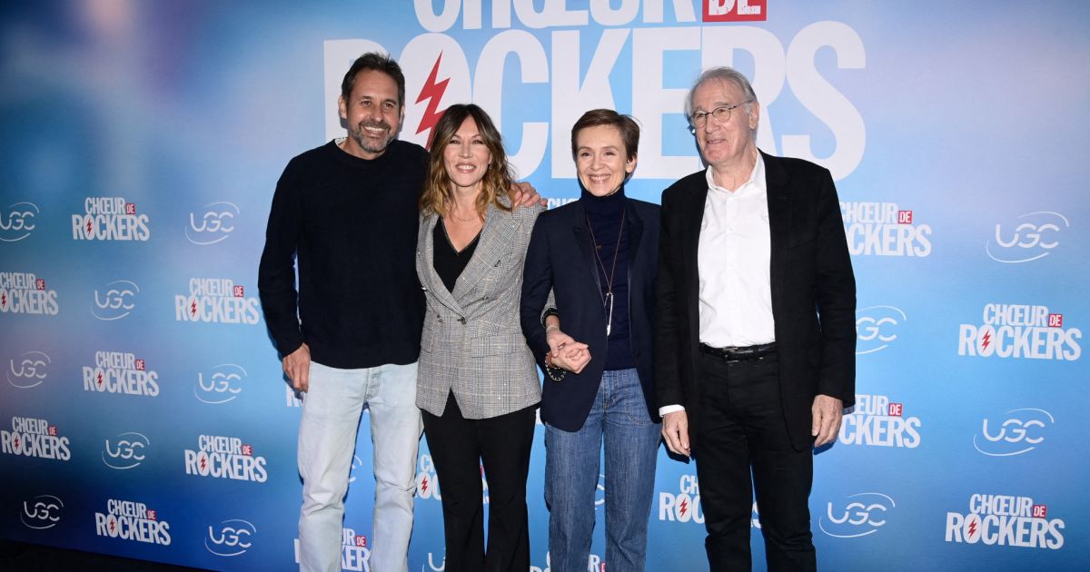 Mathilde Seigner Bernard Le Coq à l'avant-première du film Choeur de ...