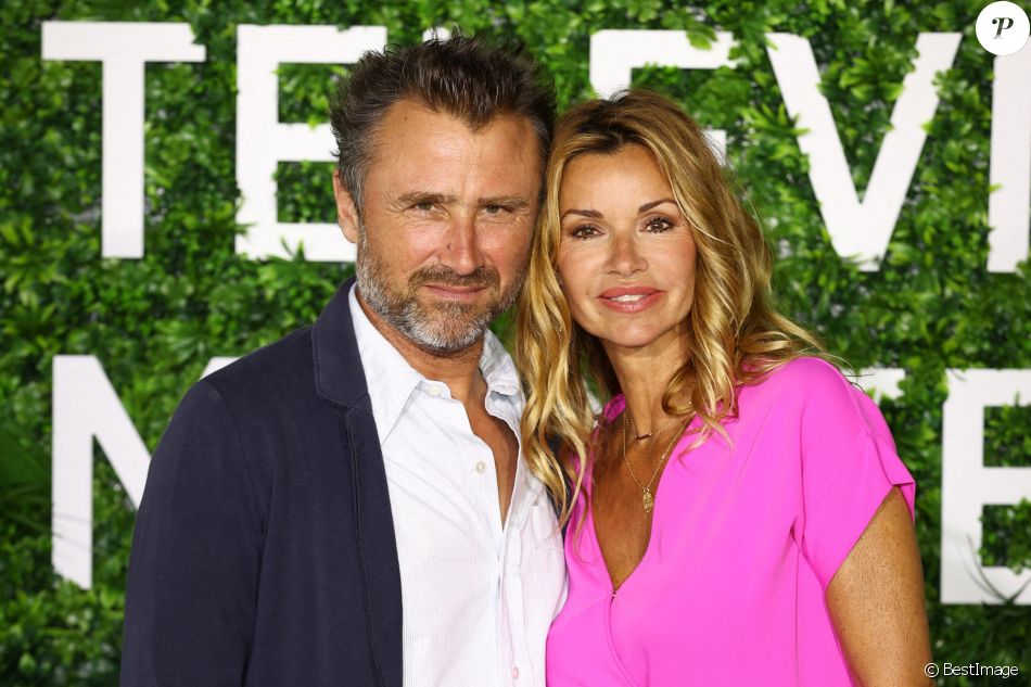 Alexandre Brasseur et Ingrid Chauvin au photocall de la série Demain ...