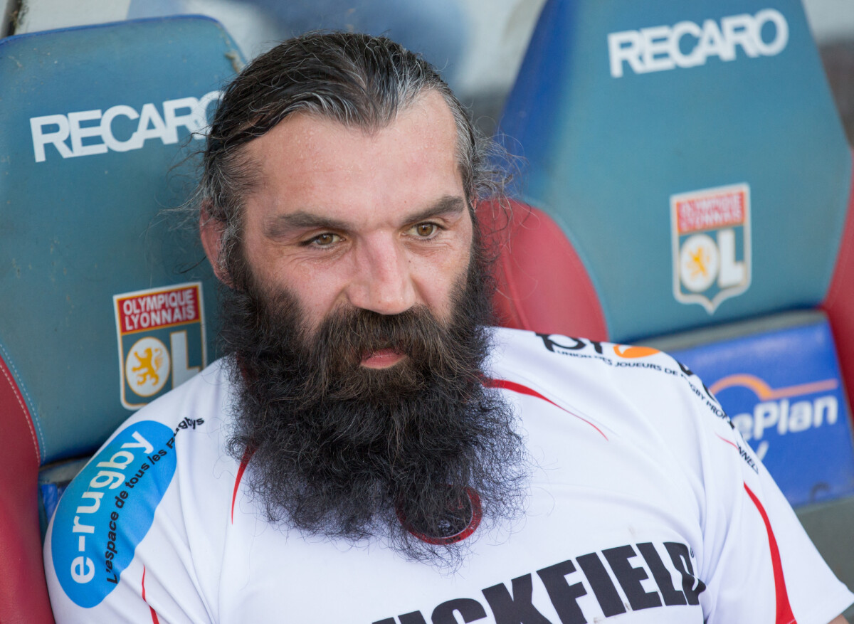 Photo : Sébastien Chabal - Jubilé des anciens internationaux Lionel Nallet et Sébastien Chabal à ...