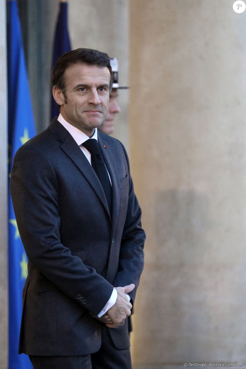 Le président Emmanuel Macron reçoit le premier ministre de l'Ukraine ...