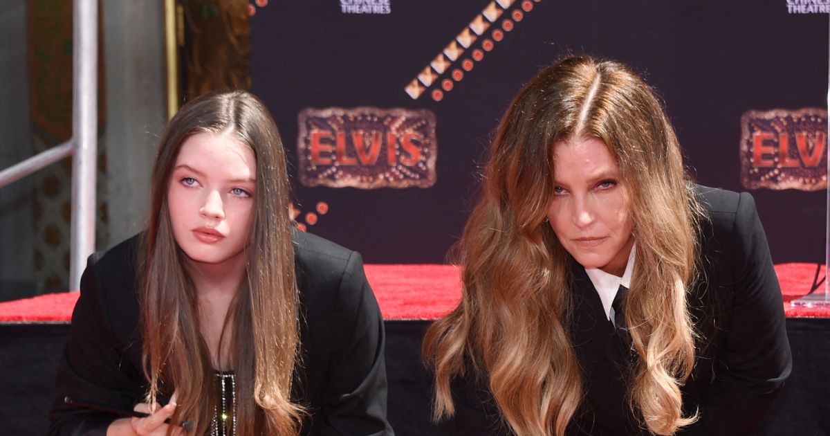 Finley Lockwood and Lisa Marie Presley - Trois générations de Presley ...